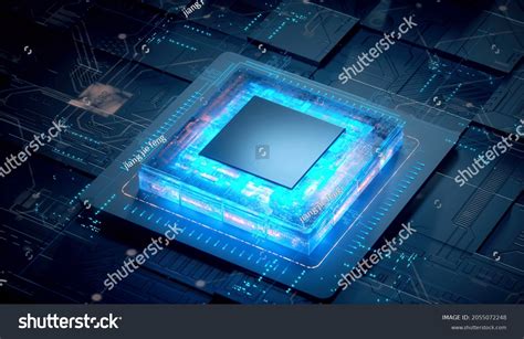 3d Rendering Cyberpunk Ai Circuit Board Stock Illustration 2055072248 Shutterstock