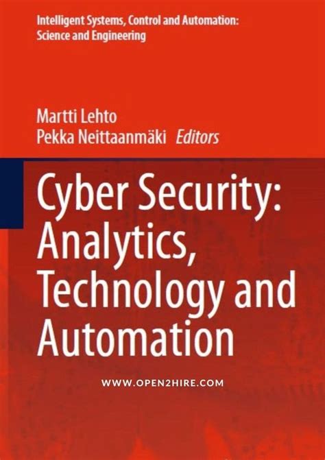 Cyber Security Analytics Technology And Automation