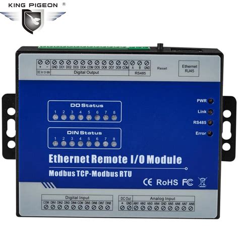 Aanbieding Web Server Rs485 To Rj45 Ethernet To Modbus Rtu Io Module