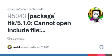 Package Itk510 Cannot Open Include File Eigeneigenvalues · Issue 5043 · Conan Io