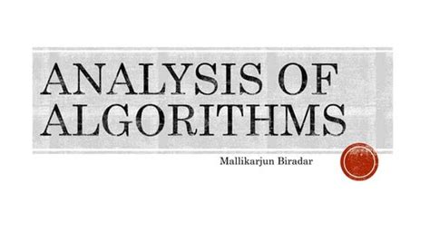 Algorithm And Its Notationscomplexitiesppt