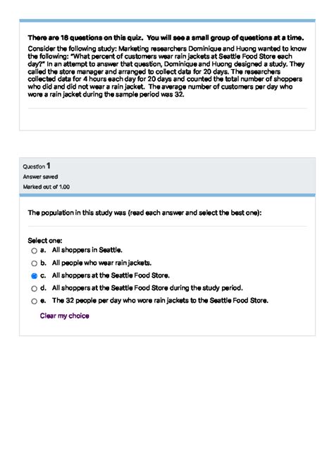 Graded Quiz Unit 3 Quiz Question 1 Answer Saved Marked Out Of 1