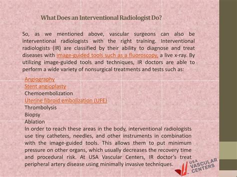 Ppt Differences Between A Vascular Surgeon And Interventional