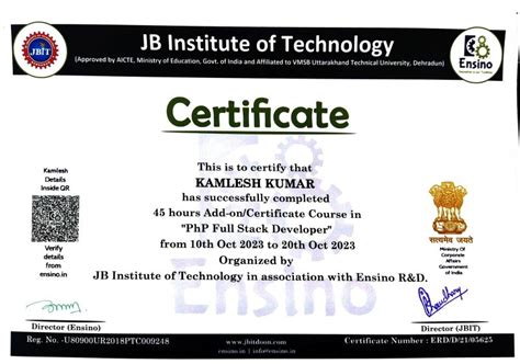 Kamlesh Kumar On Linkedin Fullstackdeveloper Php Certified Opentowork Fullstackphpdeveloper