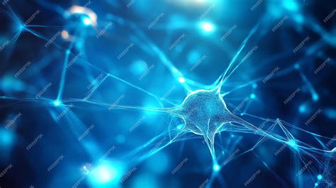 A Microscopic View Of A Neuron A Nerve Cell With Its Intricate Network