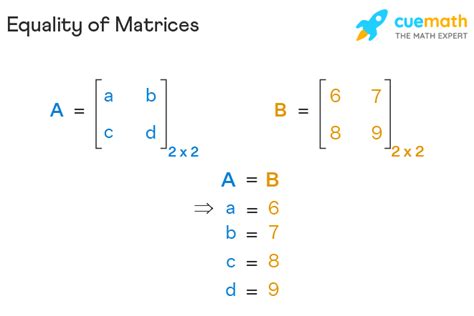 Equality Of Matrices Definition Conditions Examples
