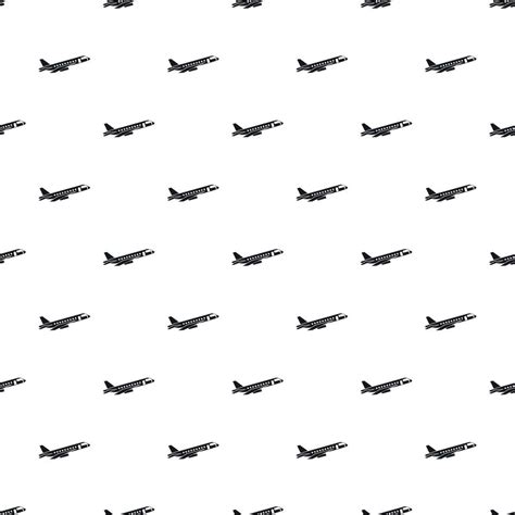 Passenger Airliner Pattern Simple Style 15206917 Vector Art At Vecteezy