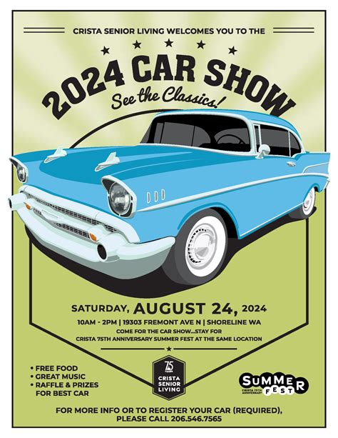 Shoreline Area News Register Your Classic Vehicle Now For The Crista