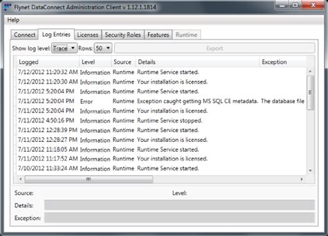 Flynet Dataconnect Administration Tool Flynet