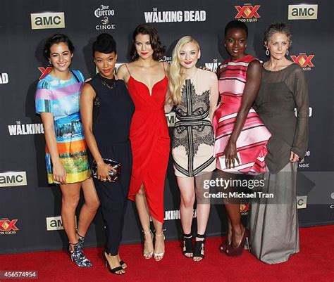 Lauren Cohan Sonequa Martin Photos And Premium High Res Pictures