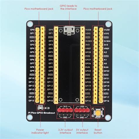 Für Pico Gpio Extender Diy Expansion Board Keine Wendigkeit Externe S4366 Ebay