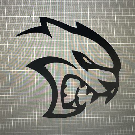 Dodge Hellcat Decal Etsy