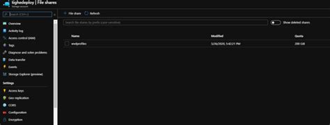 Using Azure File Shares For Fslogix Profile Container Tighetec Cloud