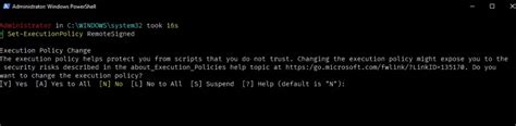 how to fix powershell says execution of scripts is disabled on this