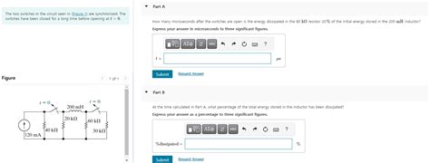 Solved The Two Switches In The Circuit Seen In Figure Chegg