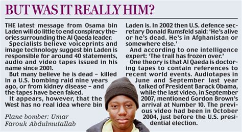 Osama Bin Laden Tape Warns Barack Obama Of More Attacks Daily Mail