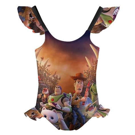Toy Story Swimsuit Anime Cute For Girls T 7 9y（120cm） Toy Story