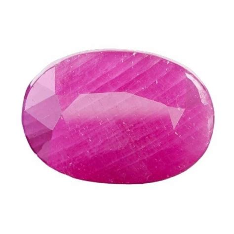 Pink Oval Natural Ruby Gemstone At ₹ 300carat In Prayagraj Id
