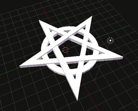 3d Pentagrama Model Turbosquid 1413497
