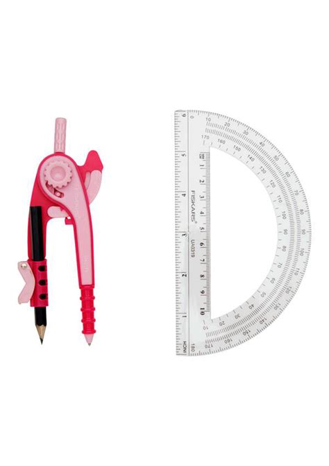 Fiskars Compass And Protractor Set