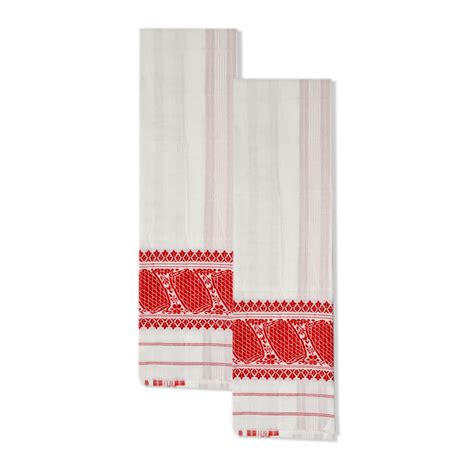 Assamese Dhool Design Poly Cotton Dhool Design Assamese Gamcha For Men