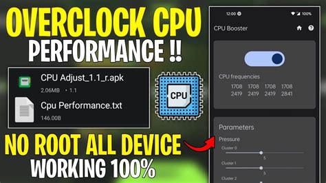 Overclock CPU Performance Max CPU Clock Speed For Android Device No Root YouTube