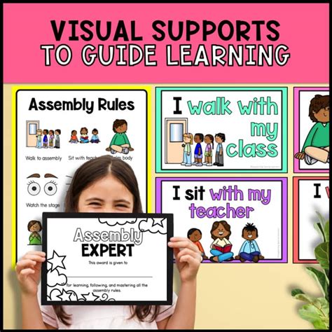 Social Skills Curriculum Special Education Assembly Behavior Visuals