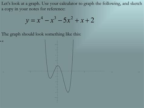 41008 Graphs Of Polynomials Ppt