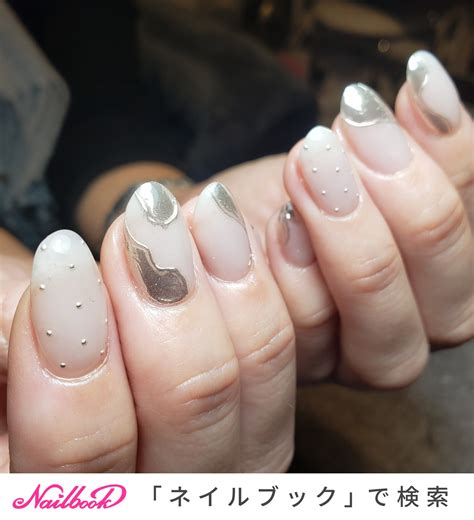 夏オールシーズンハンドニュアンスミラー Takano Shiraishiのネイルデザイン No8016869 ｜ネイルブック