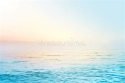 Smooth Gradient Background Transitioning From Light Blue To White Evoking Tranquility Stock