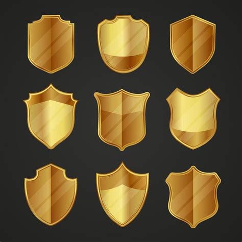 Shield Gradient Set Icon 11128547 Vector Art At Vecteezy