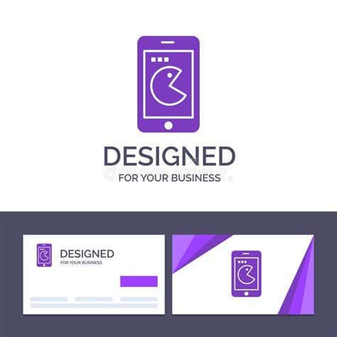 Creative Business Card And Logo Template Buy Mobile Phone Hardware Vector Illustration Stock