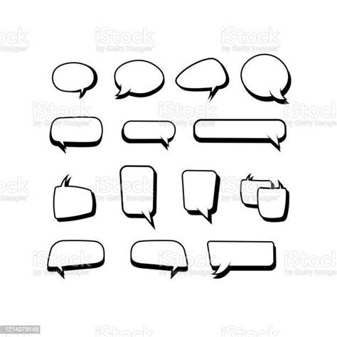 복고풍 빈 만화 거품 이나 연설 과 고립 된 흰색 배경에 흰색 으로 설정 아이콘을 생각 팝 아트 스타일 빈티지 디자인 Eps 10 벡터 0명에 대한 스톡 벡터 아트 및 기타