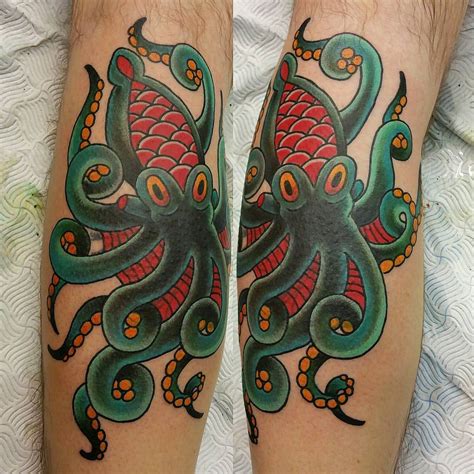 Traditional Sea Monster Tattoo