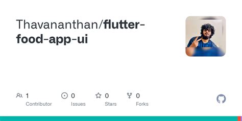 Github Thavananthan Flutter Food App Ui