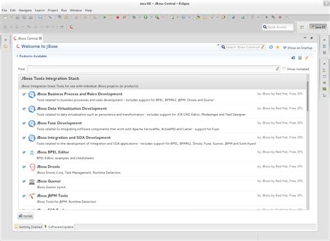 JBoss Tools JBoss Integration Stack Tooling Kepler Update