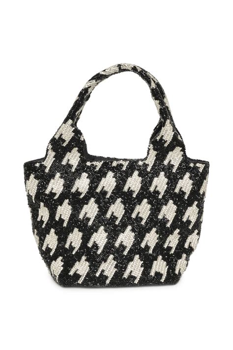 Gestuz Rhinna Bag Black Silver Glitter Suser I Sivet Klær Sko Og Accessories Til Dame