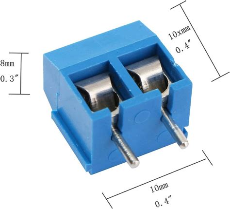 Buy Pin Pcb Mount Screw Terminals Block Pitch Mm Red Online In Egypt Micro Ohm Electronics