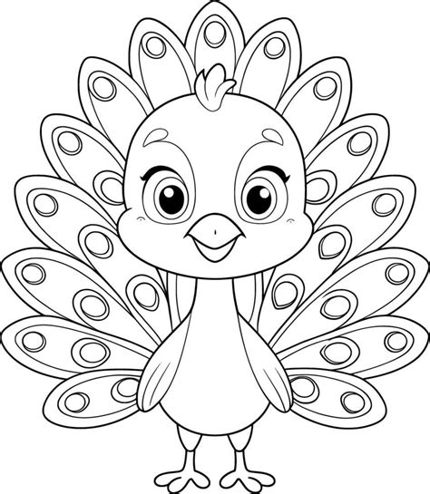 Printable Peacock Coloring Pages 2025