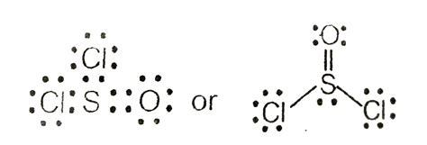 Draw The Lewis Structure Of Socl 2 Thionyl Chloride