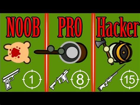 NOOB Vs PRO Vs HACKER SURVIV IO YouTube