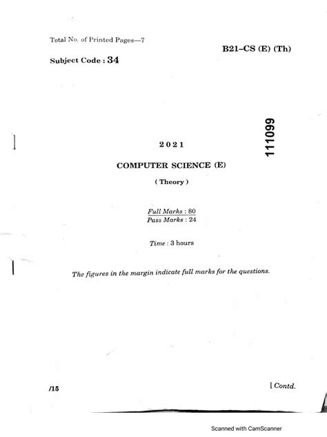 Computer Science 2021 2 Pdf