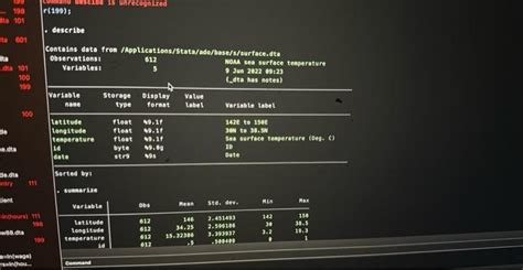 The Following Datasets Are Stored In Stata Memory