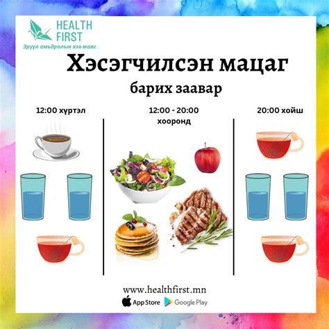 Health First Хэсэгчилсэн мацаг барих заавар Цагаа хэрхэн Facebook