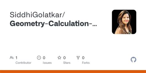Siddhi Golatkar Linkedin‘de Github Siddhigolatkargeometry Calculation Using Oop Python