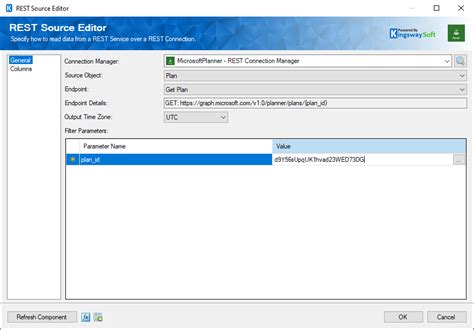 Help Manual Microsoft Planner Source Component Kingswaysoft