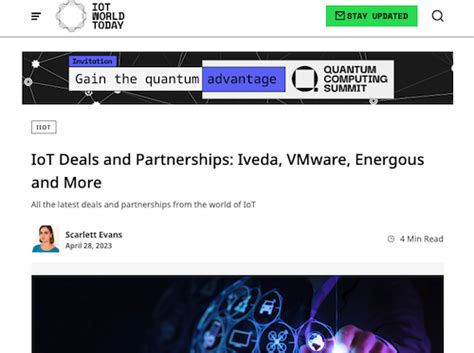 Iot Deals And Partnerships Iveda Vmware Energous And More Iveda Ai Video Smart Sensors