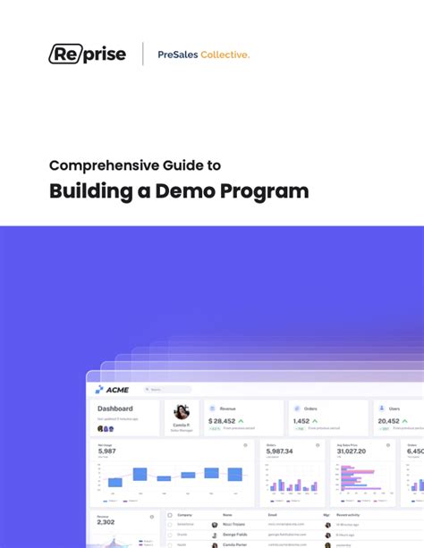 Comprehensive Guide To Building A Demo Program Reprise