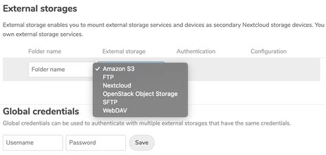 external storage backend local missing ℹ️ support nextcloud community