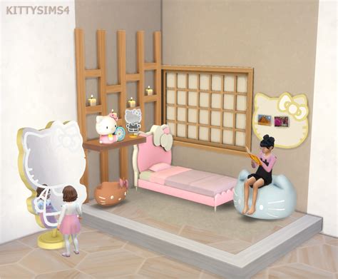 Kittysims4 Hello Kitty Set This Set Is Inspired By Hello